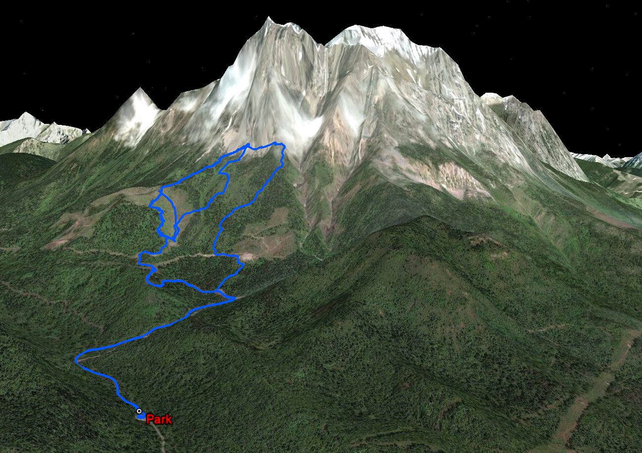 Hosmer Mountain - Ghostrider Slopes - Fernietrails.com